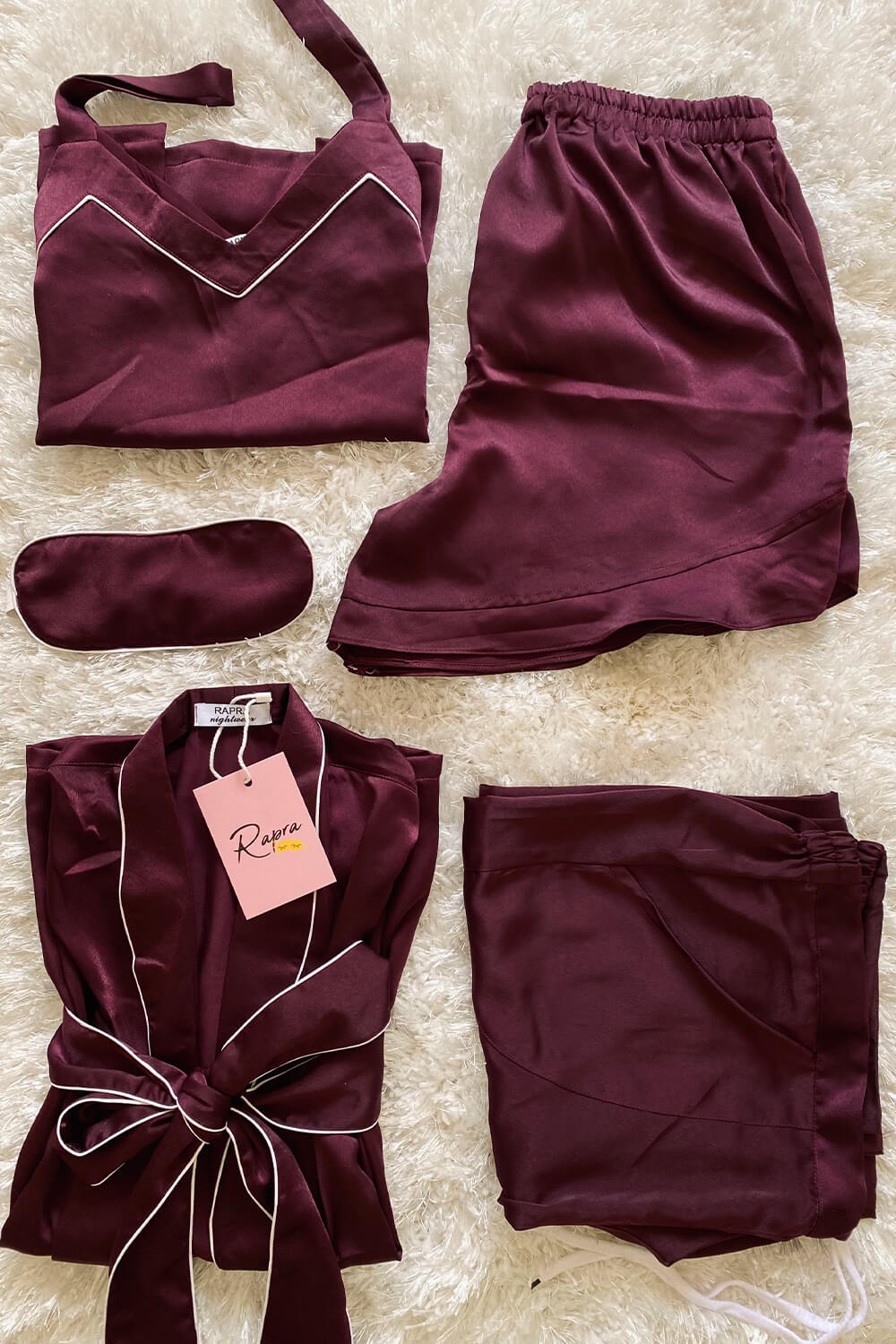 Luxe Satin Robe Set – Rapra Nightwear